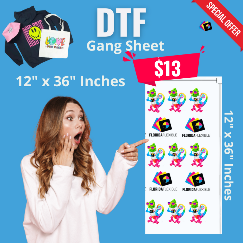 (12" x 36") Custom DTF by the yard. – DTF FLORIDA