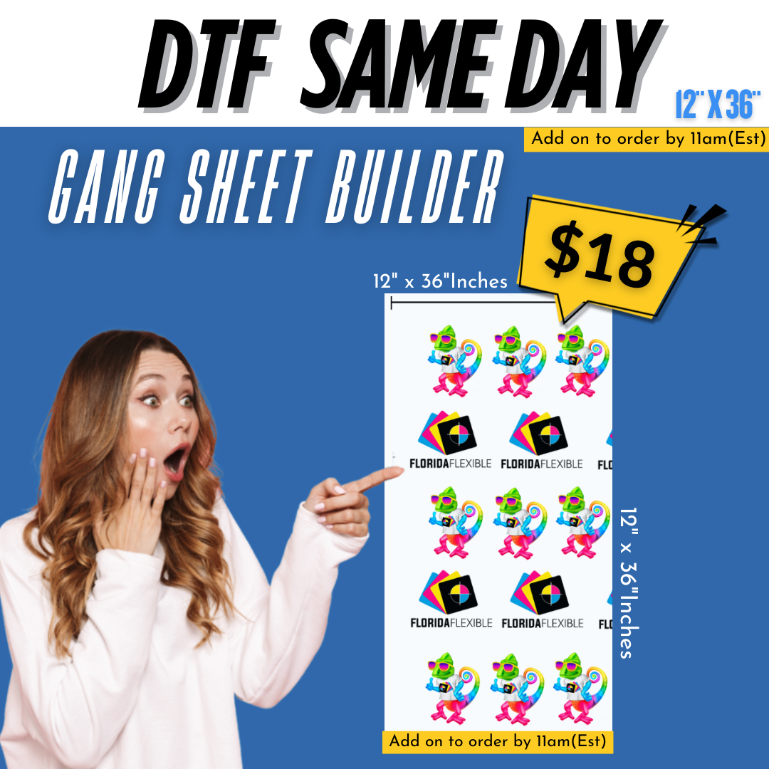(12"x 36") Same Day (Gang Sheet Builder)